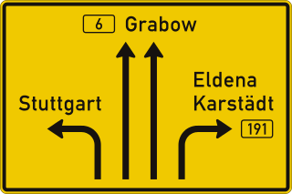 Advisory signs - Trafficsigns in Germany